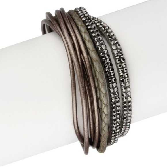 SAACHI | Jewelry | Saachi Urban Multi Strand Wrap Bracelet | Poshmark